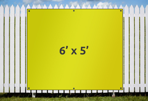 500gsm PVC Banner 6 x 5 (1830mm x 1525mm) - nottinghambanners.com